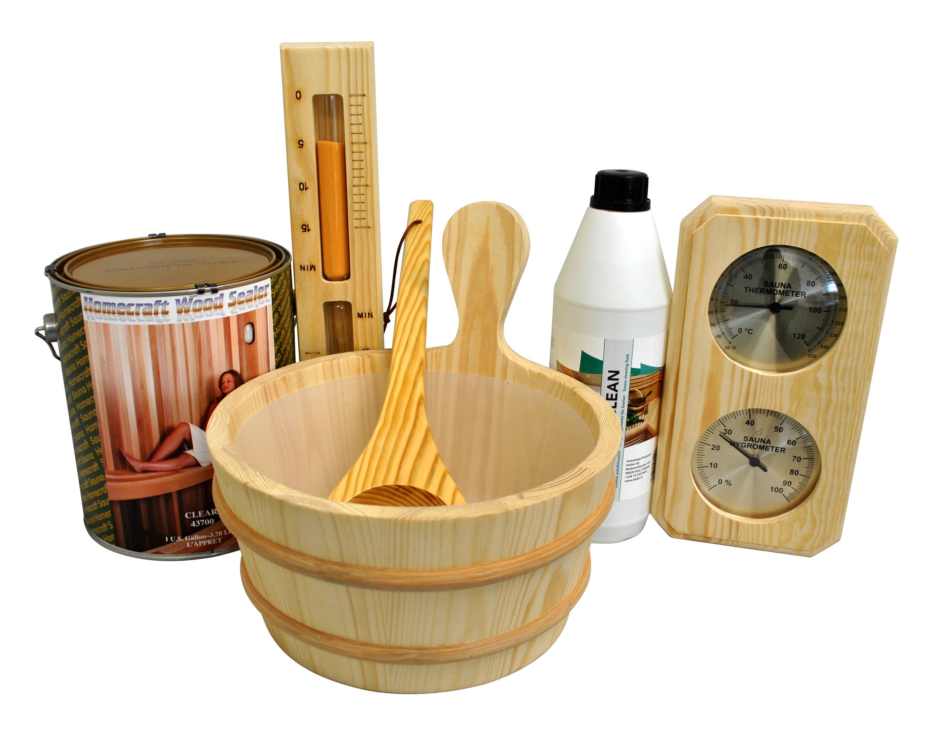 Pine Sauna Accessory Kit | Northern Lights Cedar Saunas
