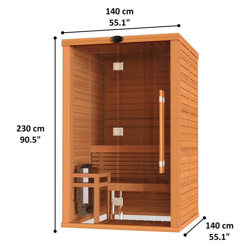 Indoor Sauna Kit - 1414S | Northern Lights Cedar Saunas