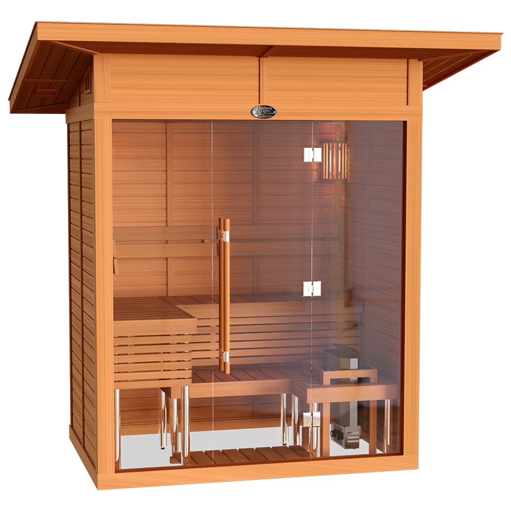 Outdoor Sauna Kit - 1420ML | Northern Lights Cedar Saunas