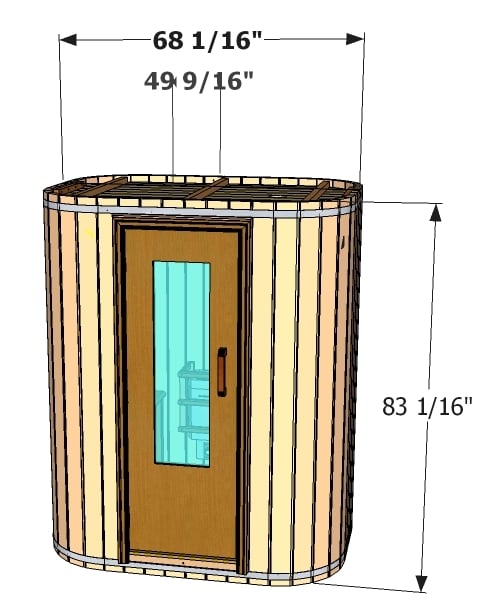 Hybrid Sauna Specifications | Northern Lights Cedar Saunas