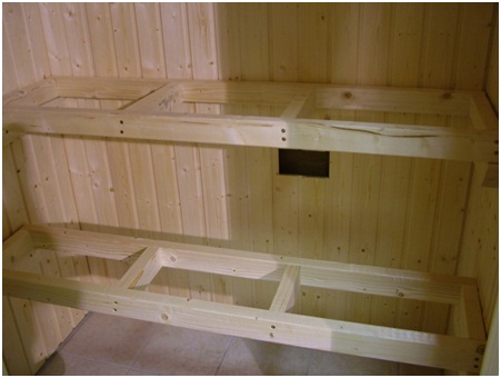 DIY Sauna Assembly
