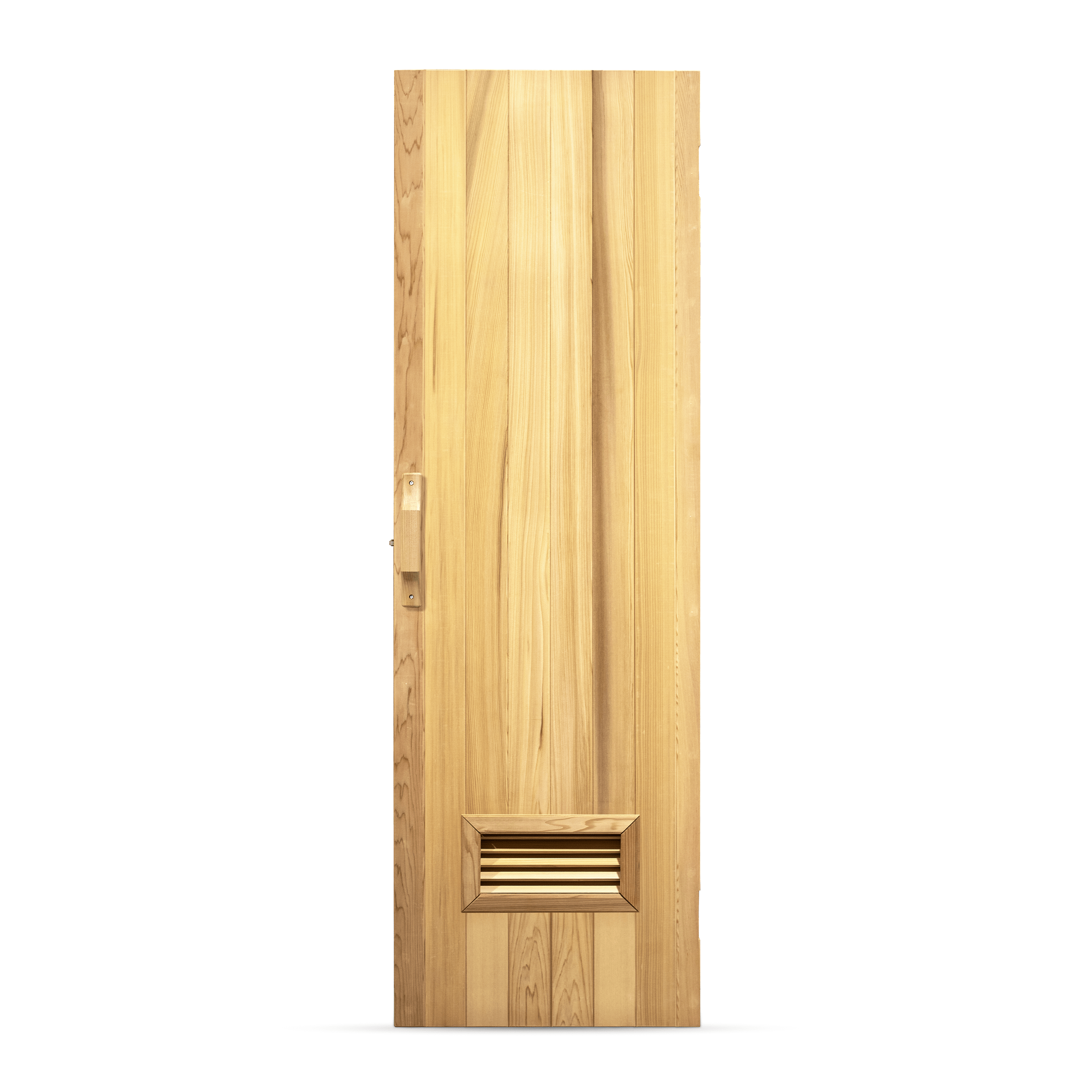 Solid Red Cedar Sauna Door with Vent, Solid Sauna Room Door, Barrel ...